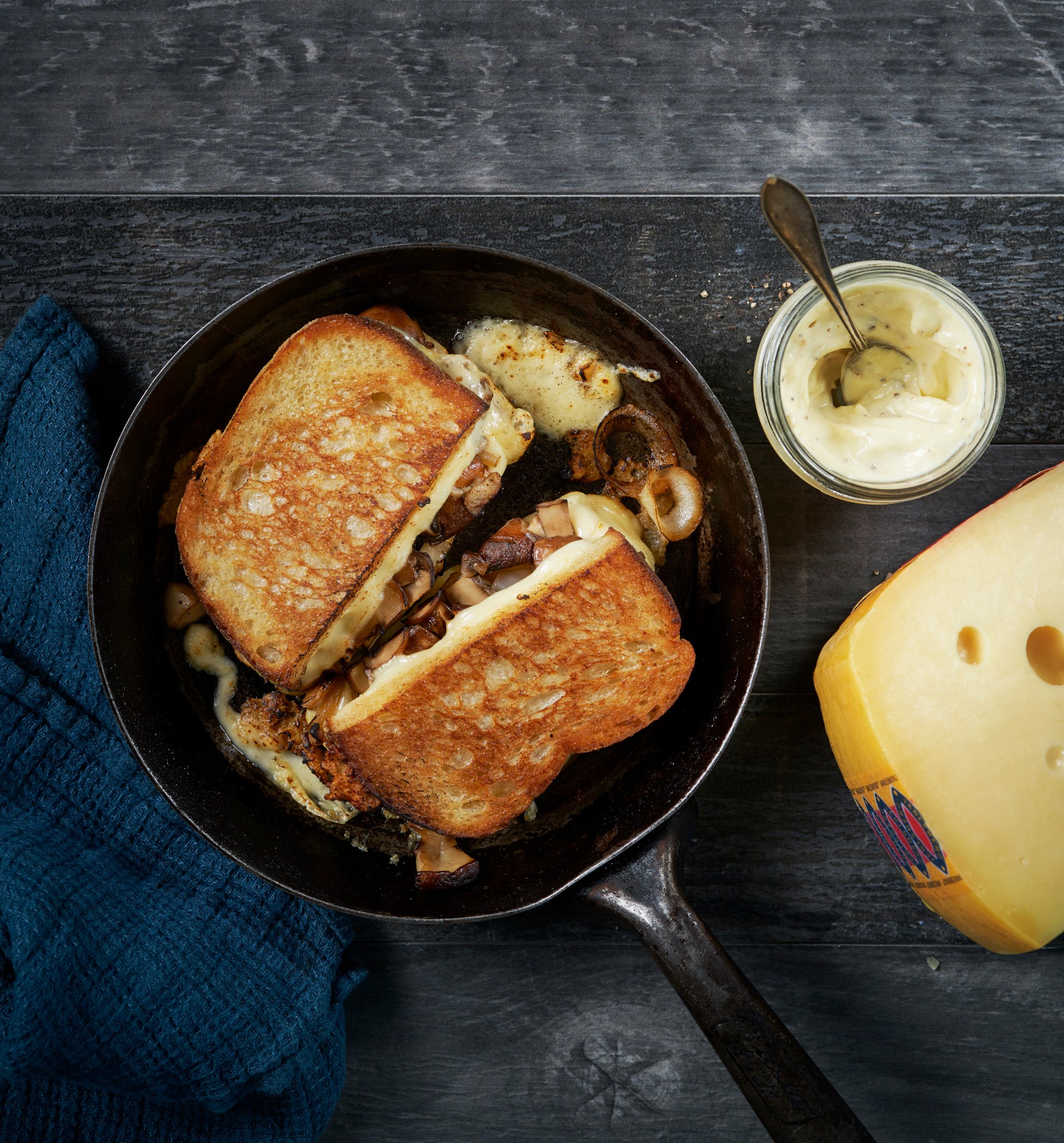 The Cheesy Mushroom Munch Toastie with Jarlsberg® - Germany