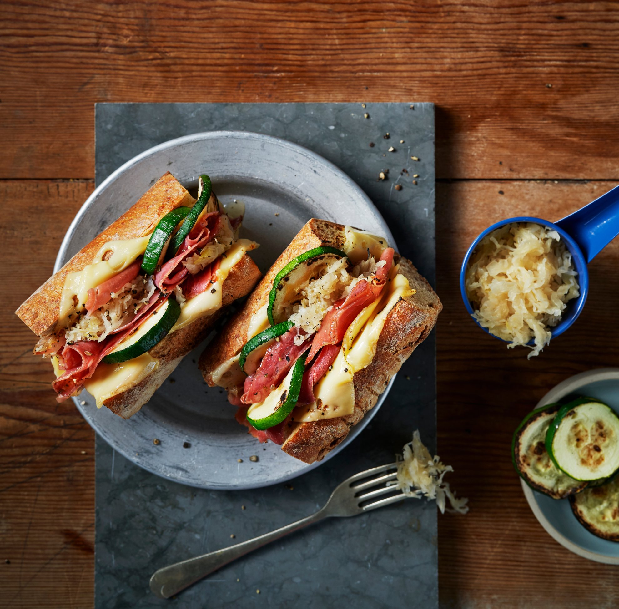 The Rich Layered Meat Toastie with Jarlsberg® - Germany