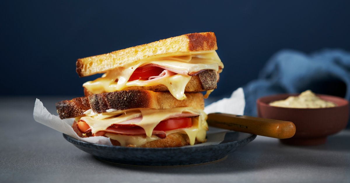 The Golden Ham & Cheese Toastie with Jarlsberg® - Denmark